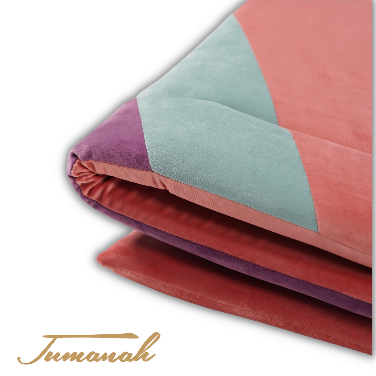 TRI-COLOUR LUXURY SPONGE PRAYER MAT – Jumanah
